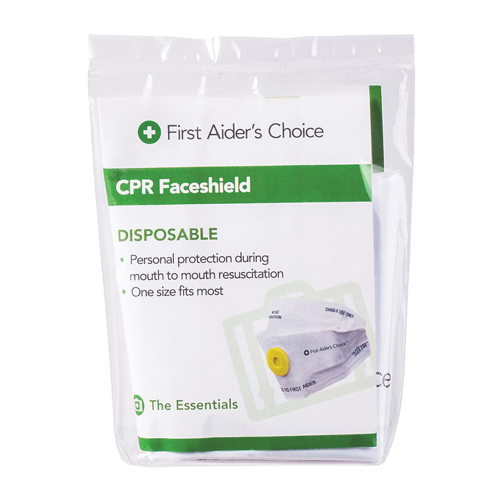 First Aider's Choice CPR Faceshield — Trafalgar First Aid