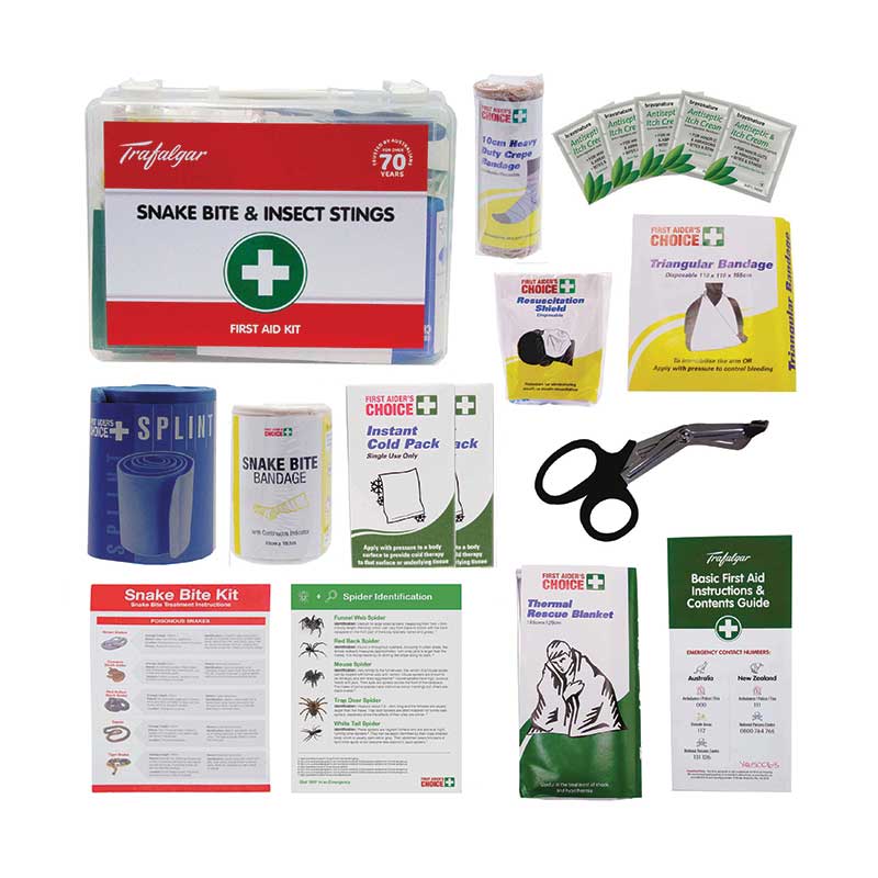 Deluxe Snake Bite & Insect Stings First Aid Kit — Trafalgar First Aid