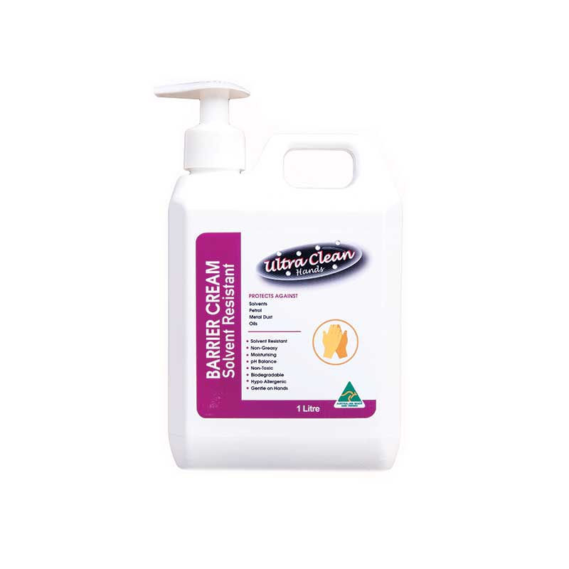 Barrier Cream Solvent Resistant, 1L — Trafalgar First Aid