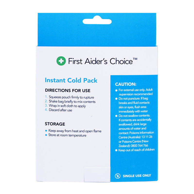 First Aider's Choice Instant Cold Pack, Large — Trafalgar First Aid