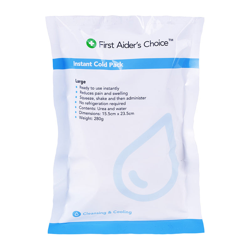 First Aider's Choice Instant Cold Pack, Large — Trafalgar First Aid
