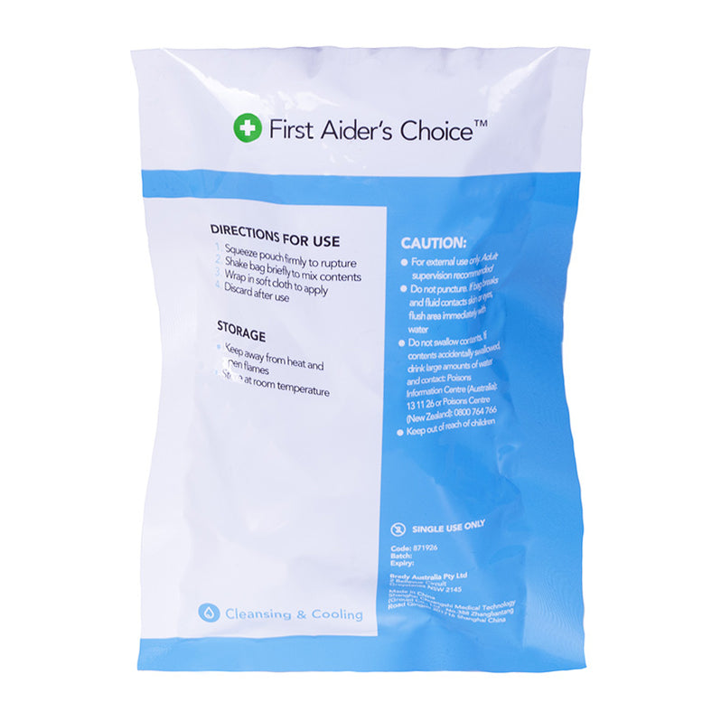 First Aider's Choice Instant Cold Pack, Large — Trafalgar First Aid