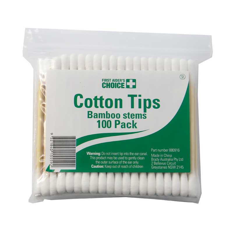 COTTON BUDS WITH BAMBOO STEM — Trafalgar First Aid